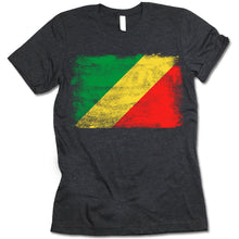 Congo-Brazzaville Flag T-shirt - Gifted Shirts