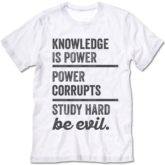 study because knowledge is power