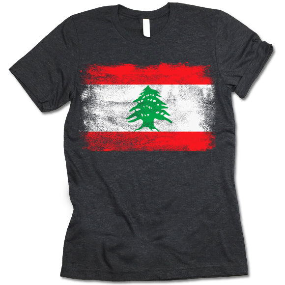 Lebanon Flag T-shirt - Gifted Shirts