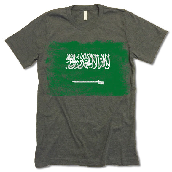 Saudi Arabia Flag T-shirt - Gifted Shirts