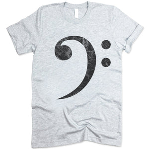 Music Sign Bass Clef T Shirt - Gifted Shirts