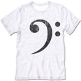 Music Sign Bass Clef T Shirt - Gifted Shirts