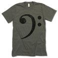 Music Sign Bass Clef T Shirt - Gifted Shirts